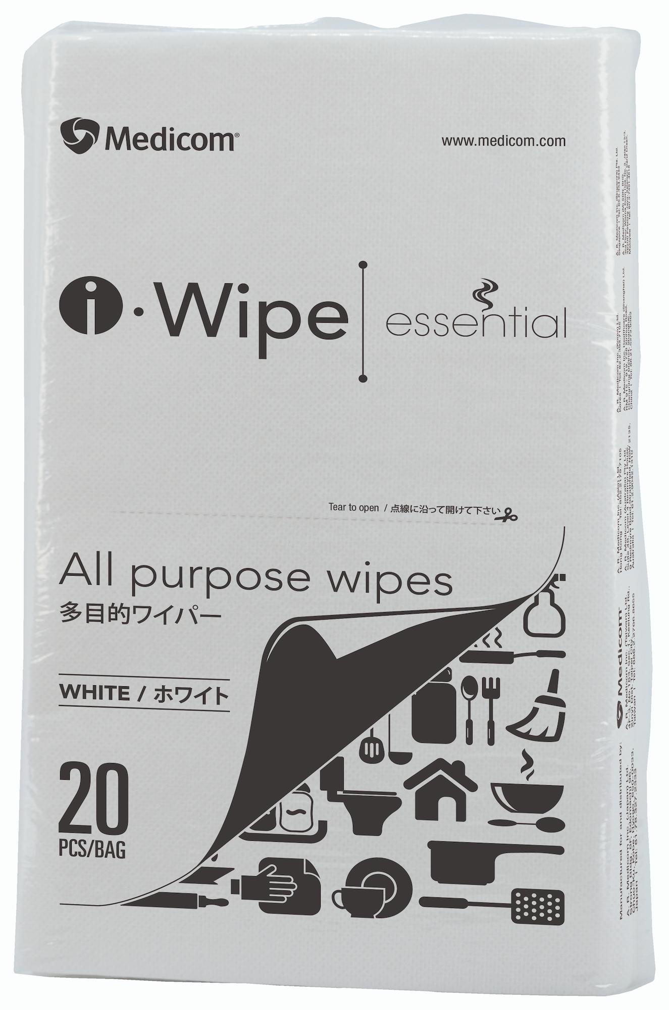 i‧Wipe essential All Purpose Wipes | A. R. Medicom Inc. (Asia) Ltd.